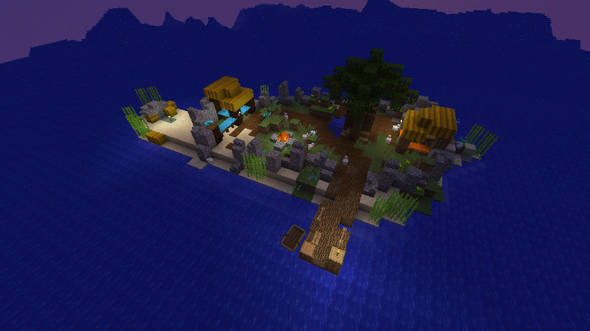 Island Village Minecraft Map