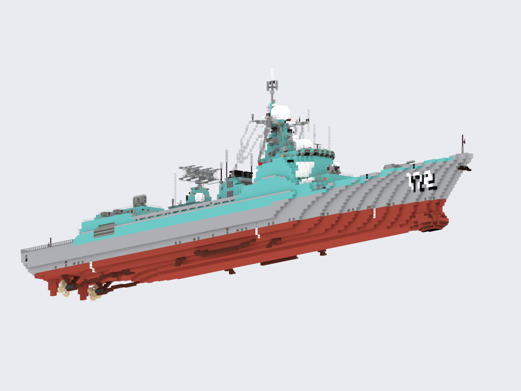 Type 052D destroyer - Kunming class Minecraft Map