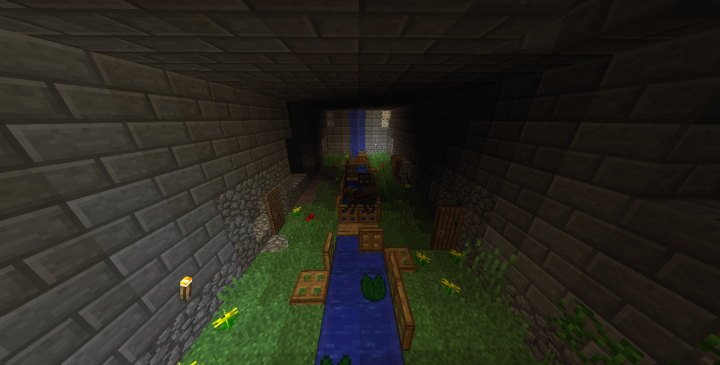 Underground Ancient Water Temple Minecraft Map