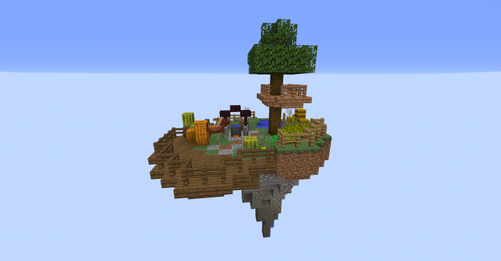 Mini Floating Island: Mini Build Series #4 Minecraft Map