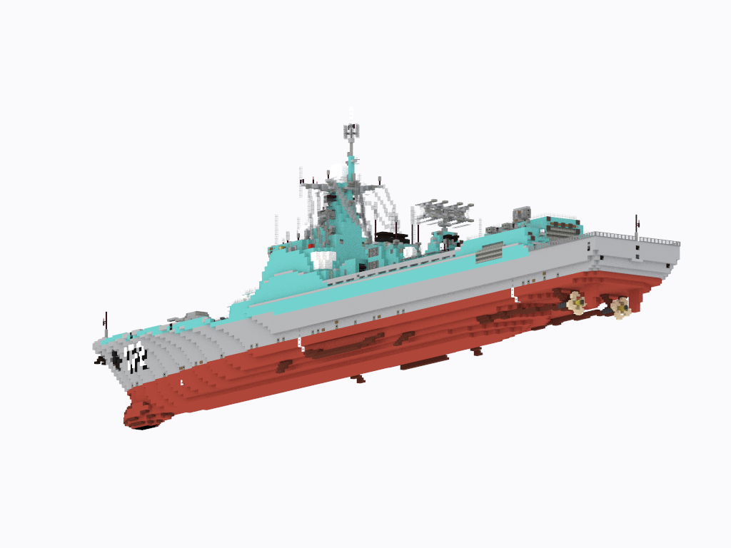 Type 052D destroyer - Kunming class Minecraft Map