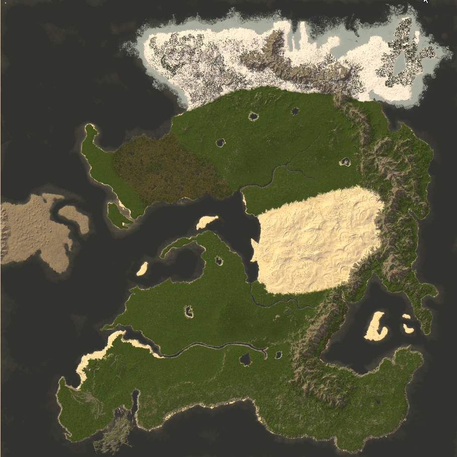 The World Continent [12000x12000] Minecraft Map