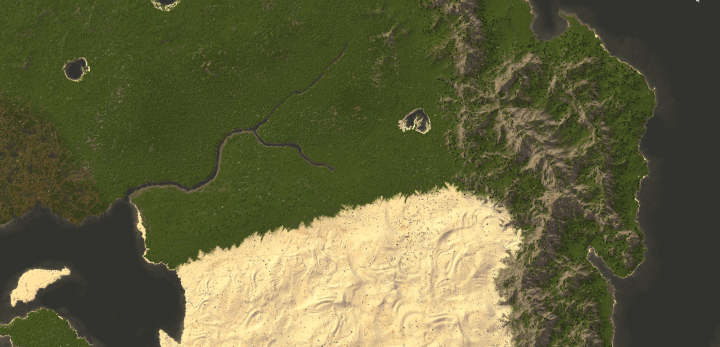 The World Continent [12000x12000] Minecraft Map