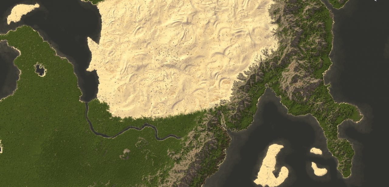 The World Continent [12000x12000] Minecraft Map