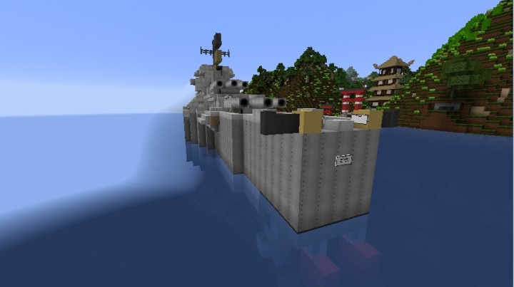 Super Battleship Angurvadal (Movecraft/NavyCraft) Ship Minecraft Map