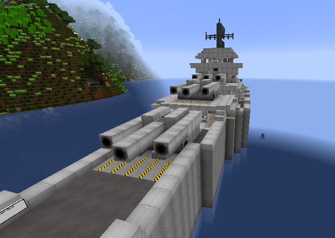 Super Battleship Angurvadal (Movecraft/NavyCraft) Ship Minecraft Map