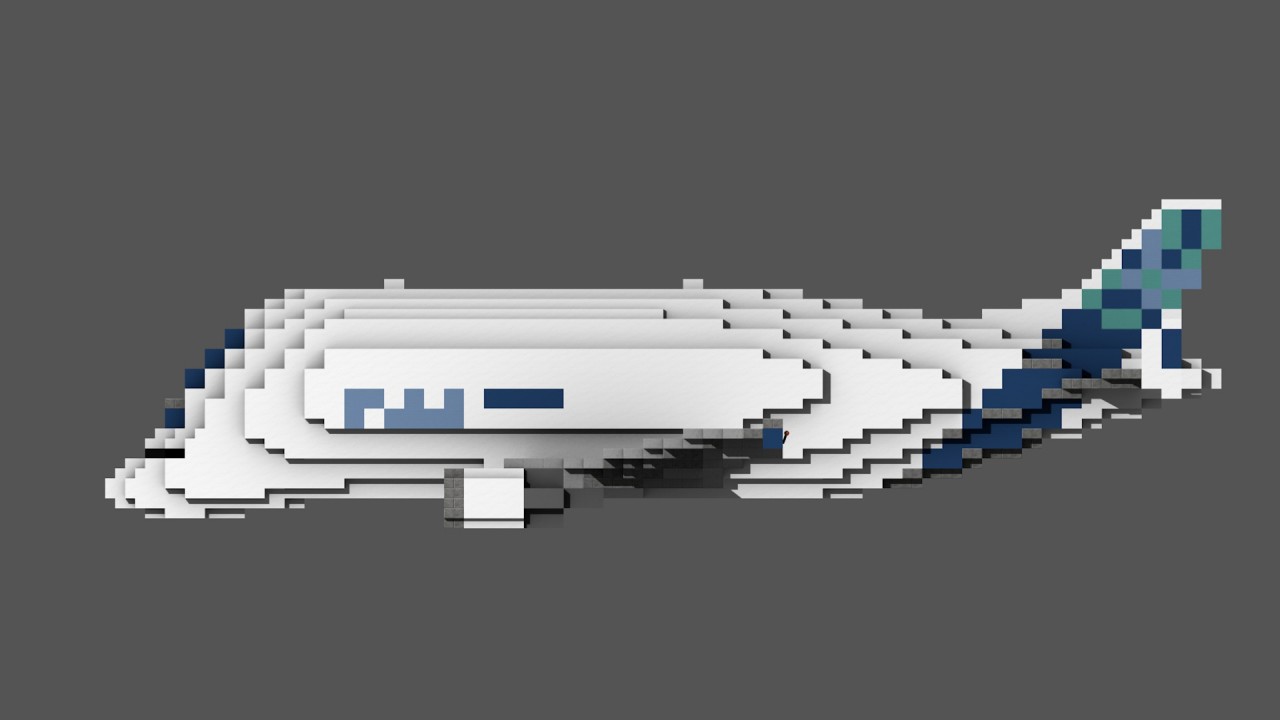 Airbus Beluga 1:1 Minecraft Map