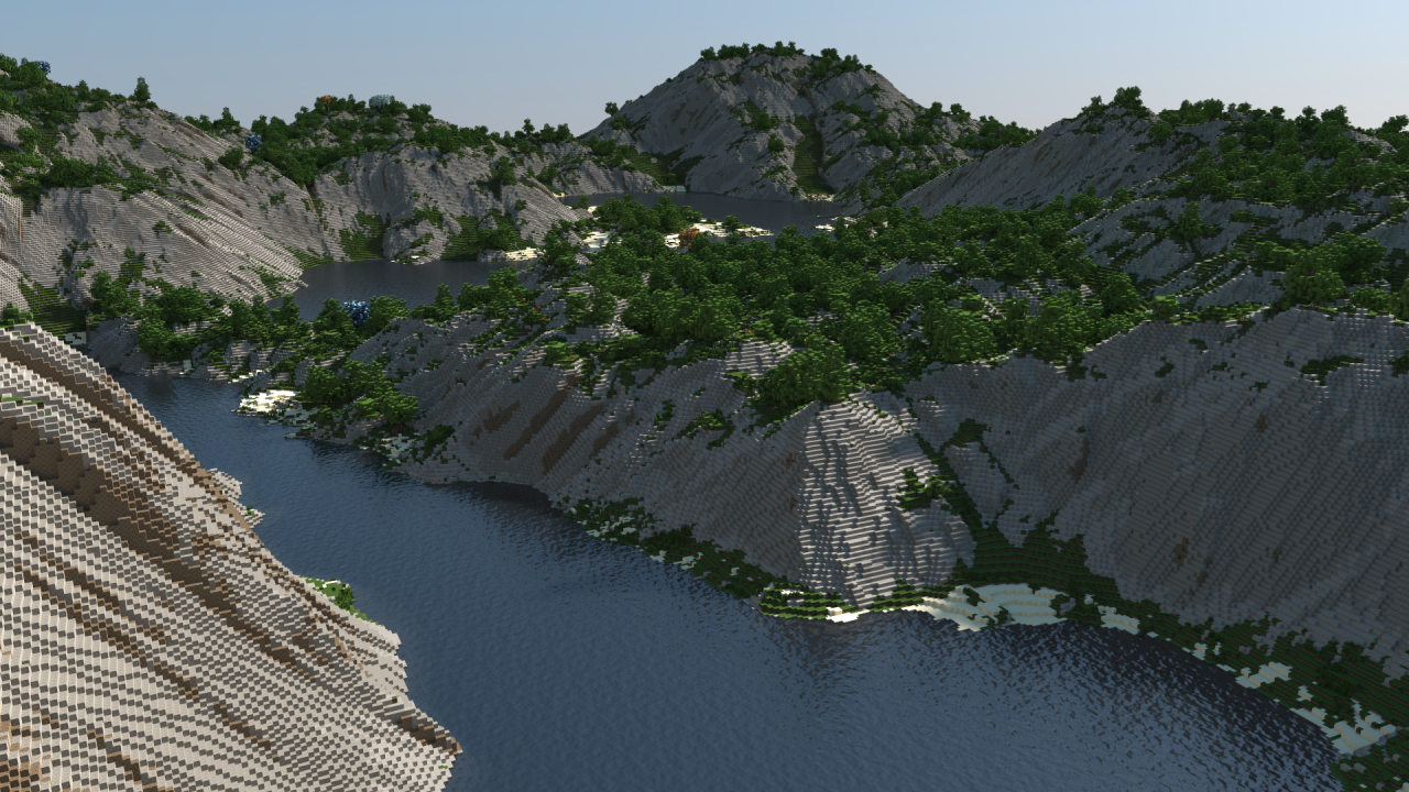 [2k x 2k] Mountain Terrain - Project "Doi" Minecraft Map