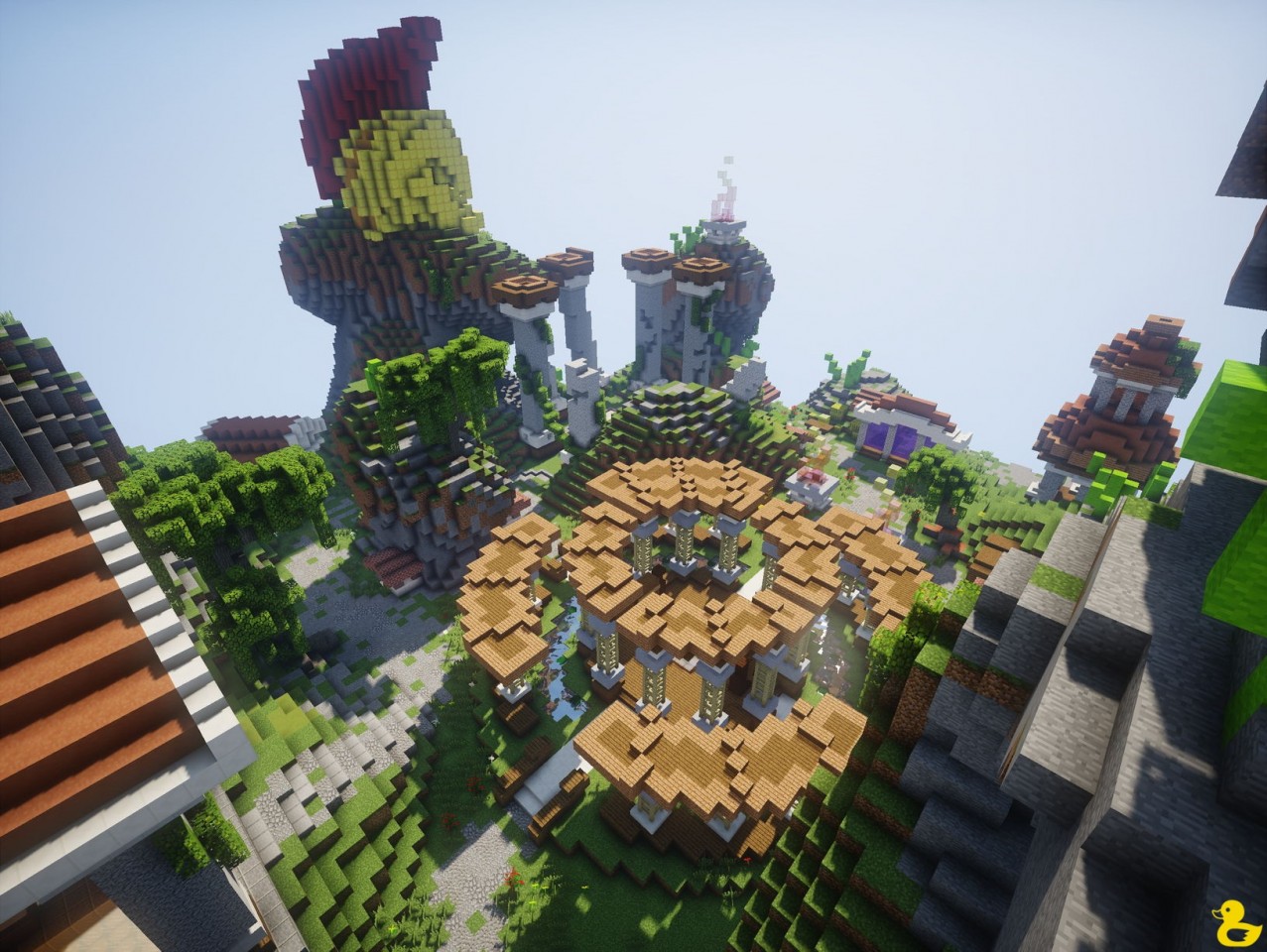 Old Sparta Spawn Minecraft Map