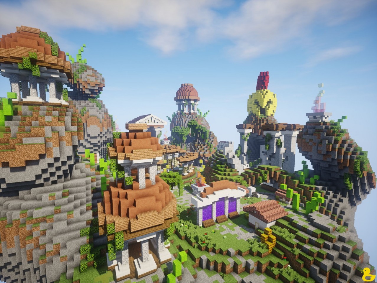 Old Sparta Spawn Minecraft Map