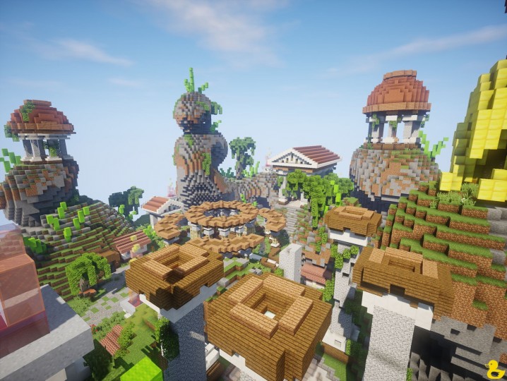 Old Sparta Spawn Minecraft Map
