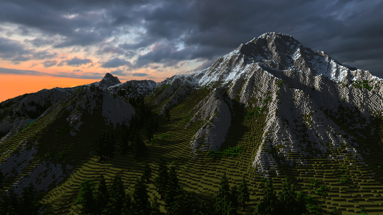 Waterfall Scene Minecraft Map