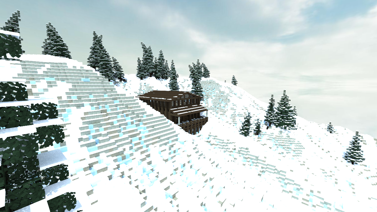 Swiss Mountain Cabin Minecraft Map