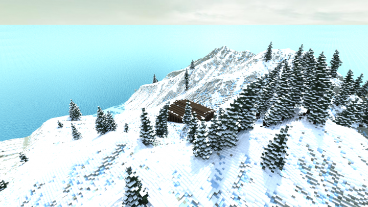 Swiss Mountain Cabin Minecraft Map