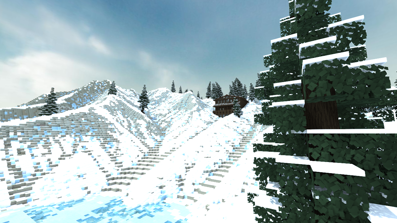 Swiss Mountain Cabin Minecraft Map