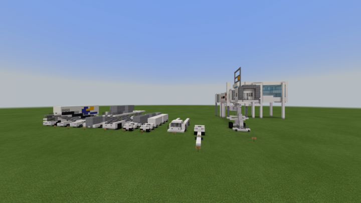 Airport Ground Support Vehicles Minecraft Map
