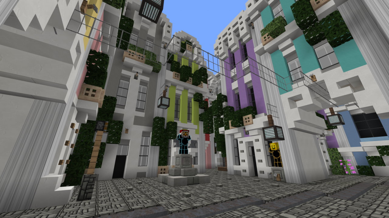 [PomposityProject] Tiny old Town square Minecraft Map