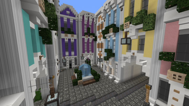 [PomposityProject] Tiny old Town square Minecraft Map