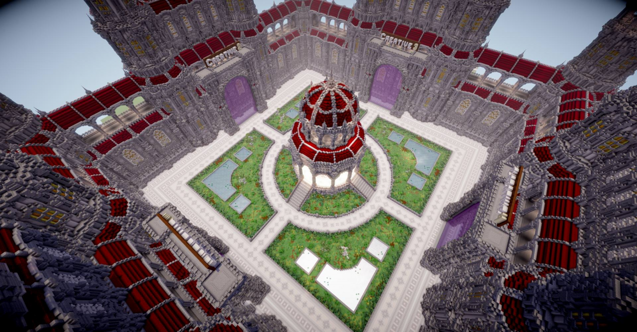 CreativeFun Server Hub Minecraft Map