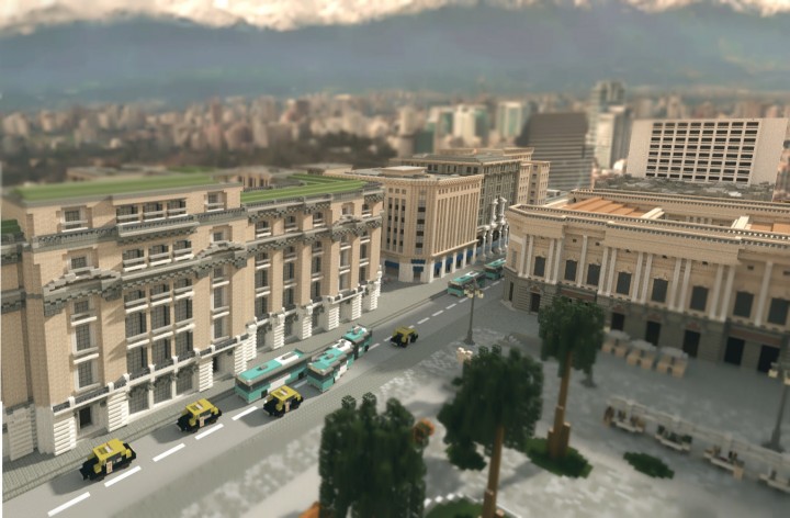 Visit Santiago de Chile.-Download Minecraft Map