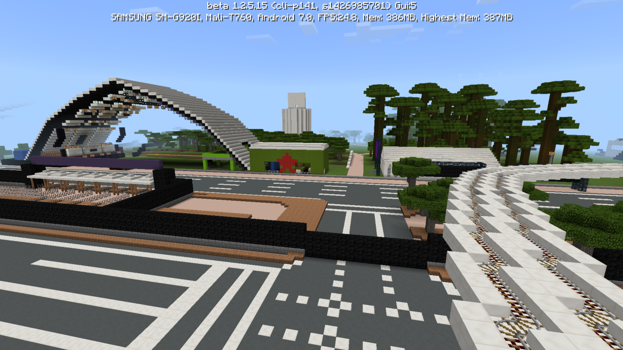 Ultra Music Festival, Bayfront Park (Miami, FL) 2017 Minecraft Map