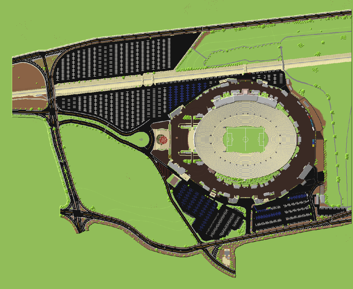Rose Bowl Stadium Minecraft Map