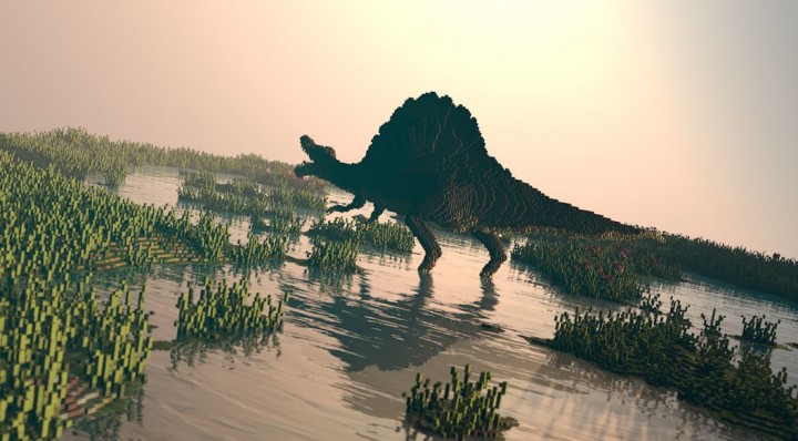 Spinosaurus Aegyptiacus Minecraft Map