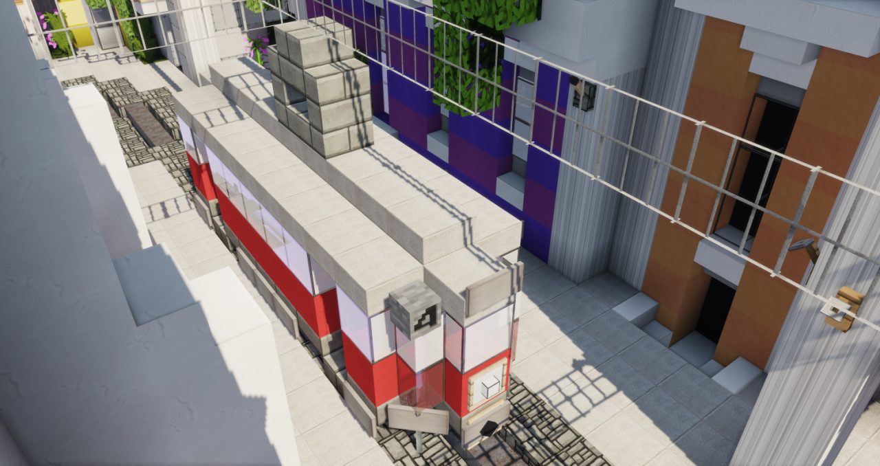 [PomposityProject] Old european narrow gauge tram! Minecraft Map