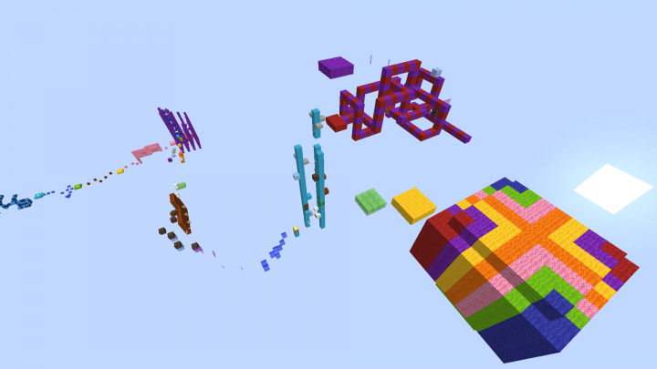 Learning Parkour Minecraft Map