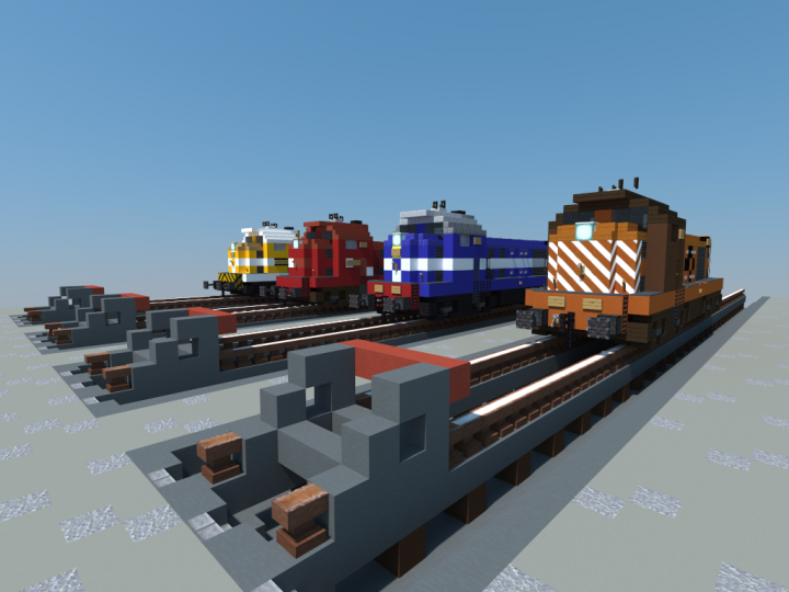 The Iconic English Electric 1400 Series Loco. Minecraft Map