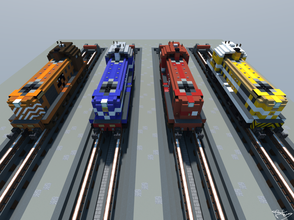 The Iconic English Electric 1400 Series Loco. Minecraft Map
