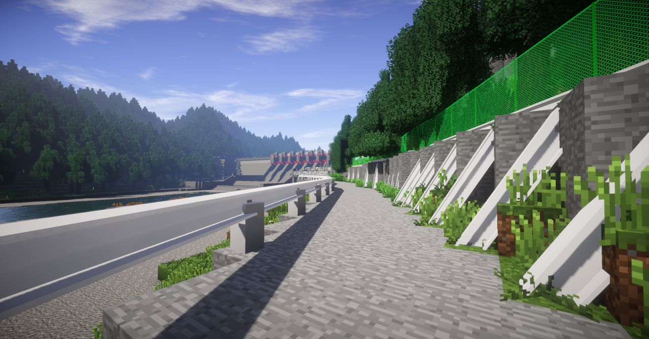 Itsumine River Dam Minecraft Map
