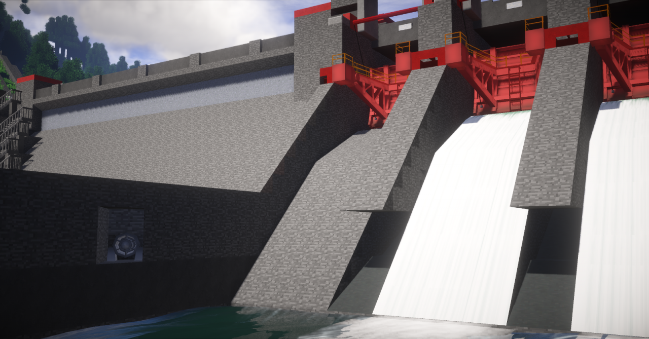 Itsumine River Dam Minecraft Map