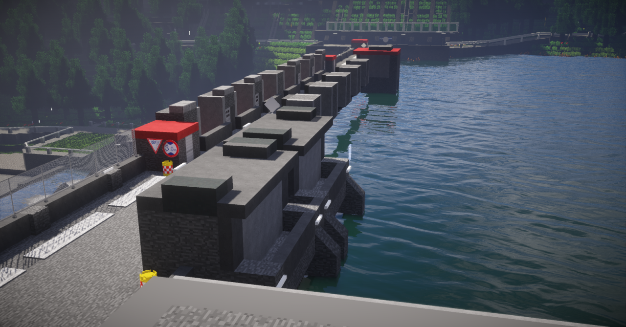 Itsumine River Dam Minecraft Map