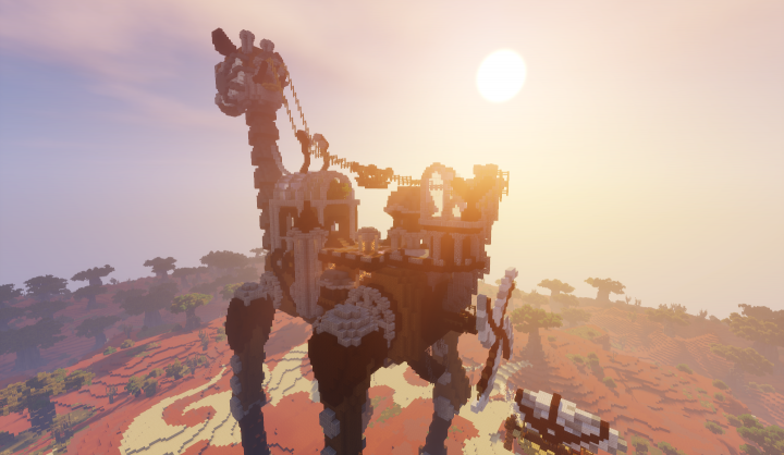 Mechanical giraffe Minecraft Map