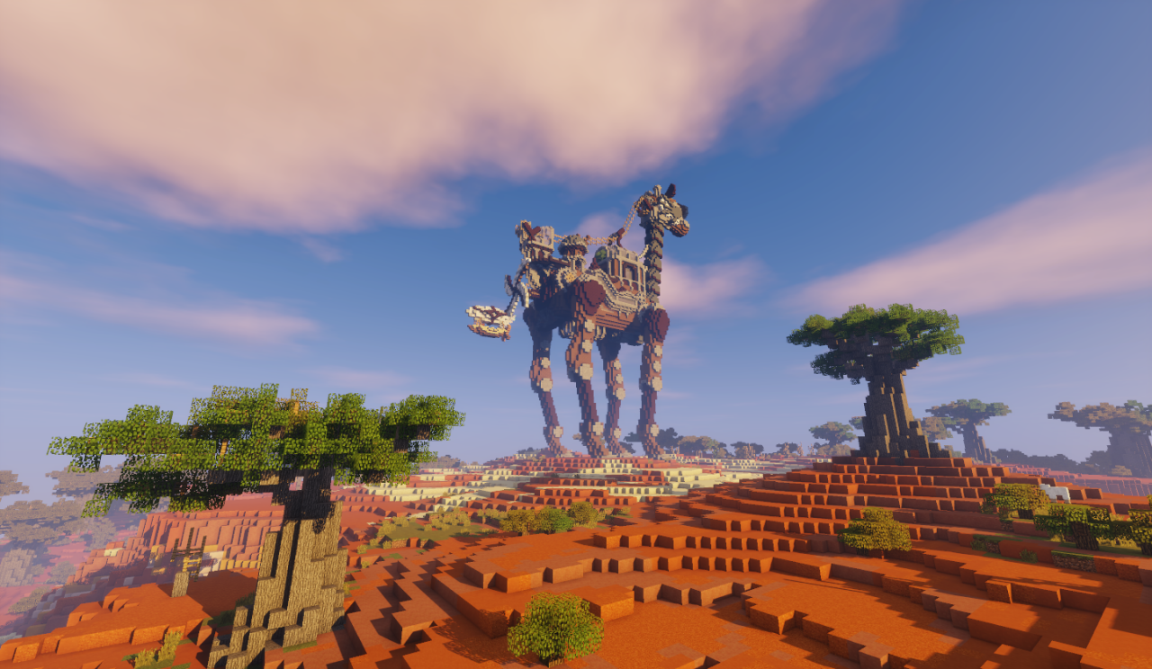 Mechanical giraffe Minecraft Map