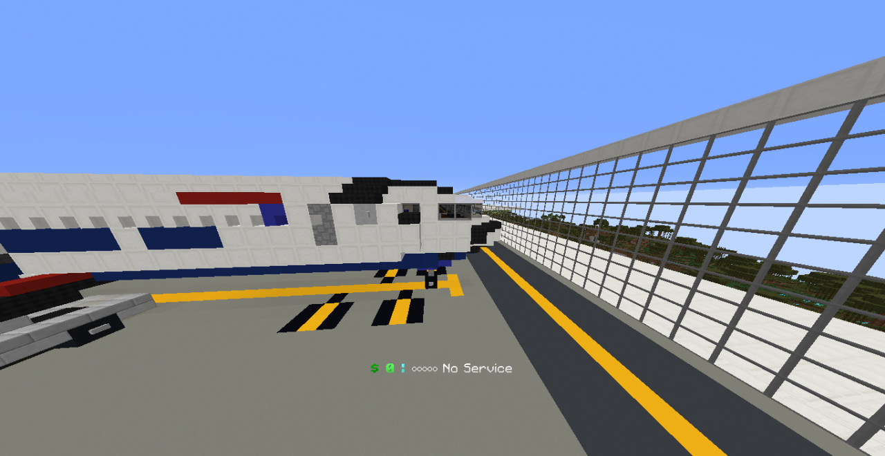 British Airways Boing 777-200 1:5:1 Minecraft Map