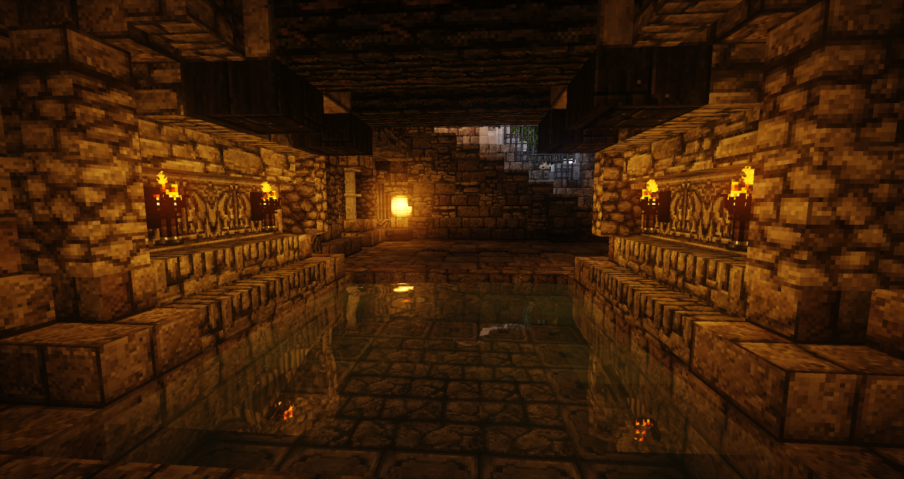 QuakeCraft Temple Minecraft Map