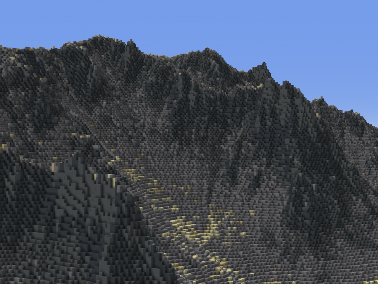 Desert terrain Minecraft Map
