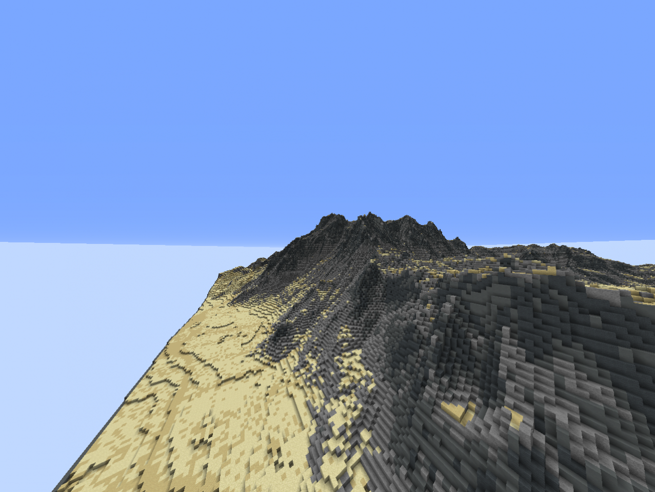 Desert terrain Minecraft Map