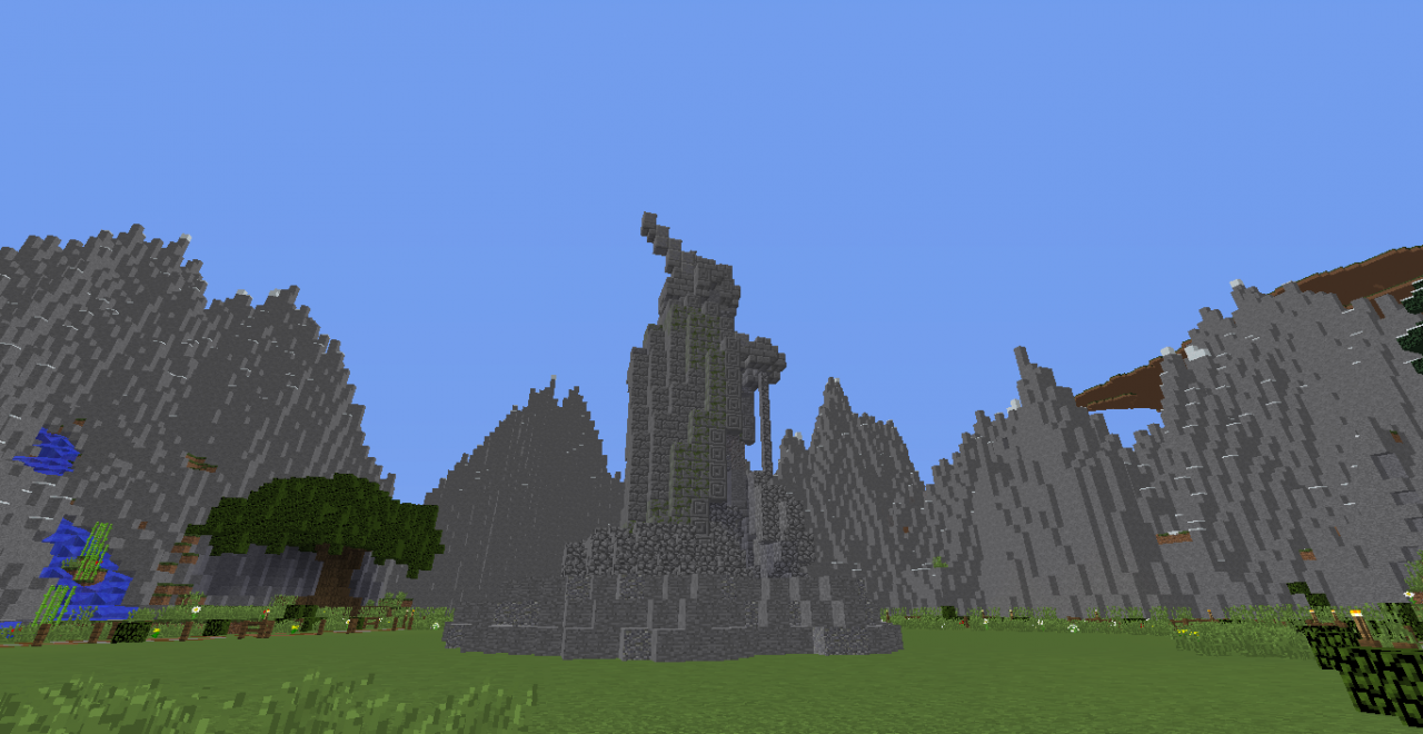 Talos/Tiber Septim Statue Minecraft Map