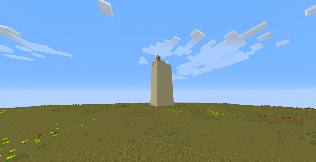 Wierd Flat World Minecraft Map