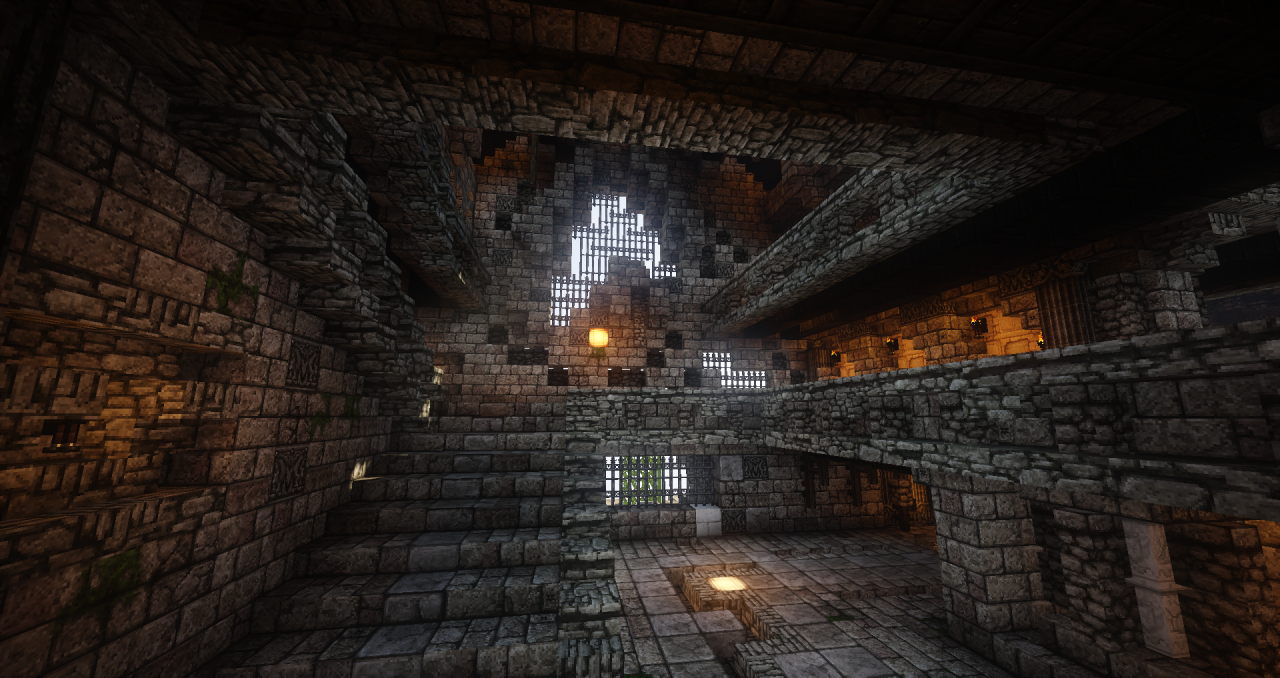 QuakeCraft Temple Minecraft Map