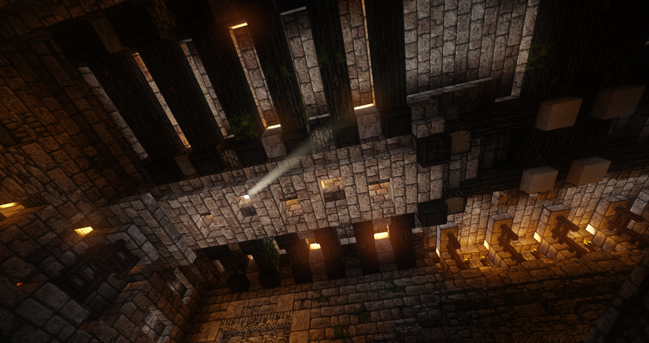 QuakeCraft Temple Minecraft Map