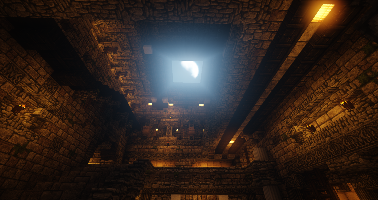 QuakeCraft Temple Minecraft Map