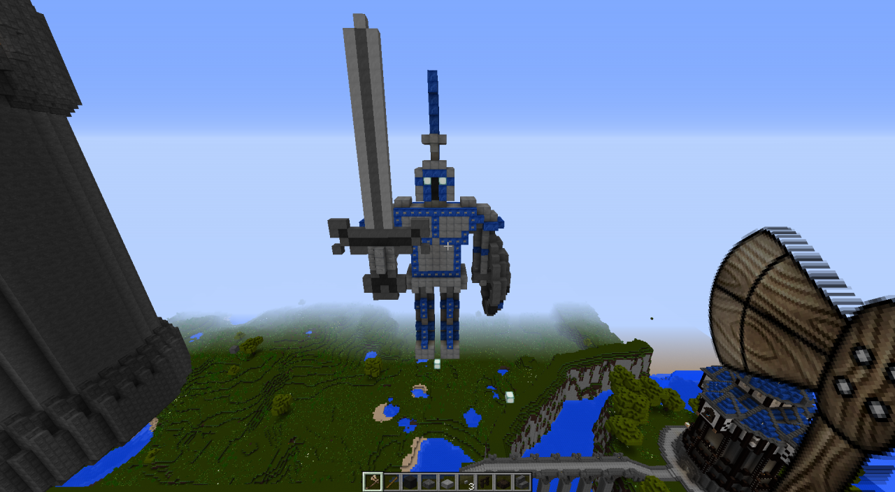 Silver Guard Statue Minecraft Map