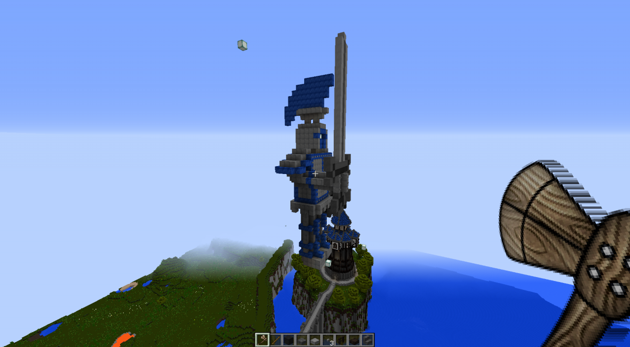 Silver Guard Statue Minecraft Map