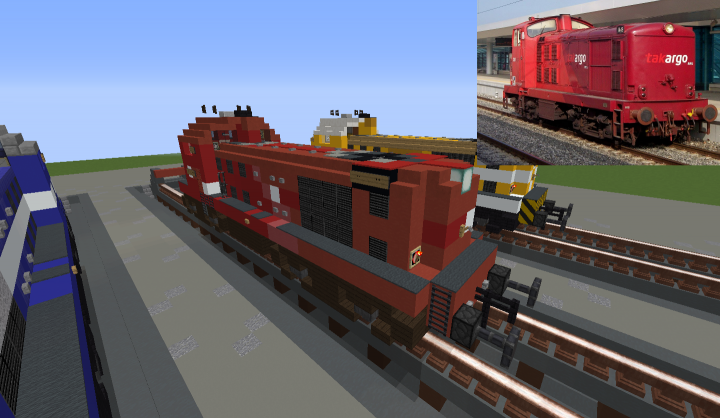 The Iconic English Electric 1400 Series Loco. Minecraft Map