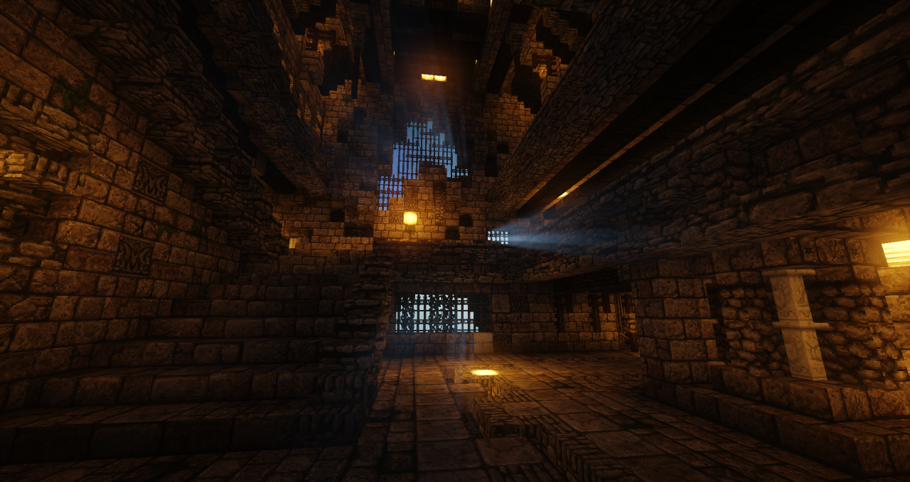 QuakeCraft Temple Minecraft Map