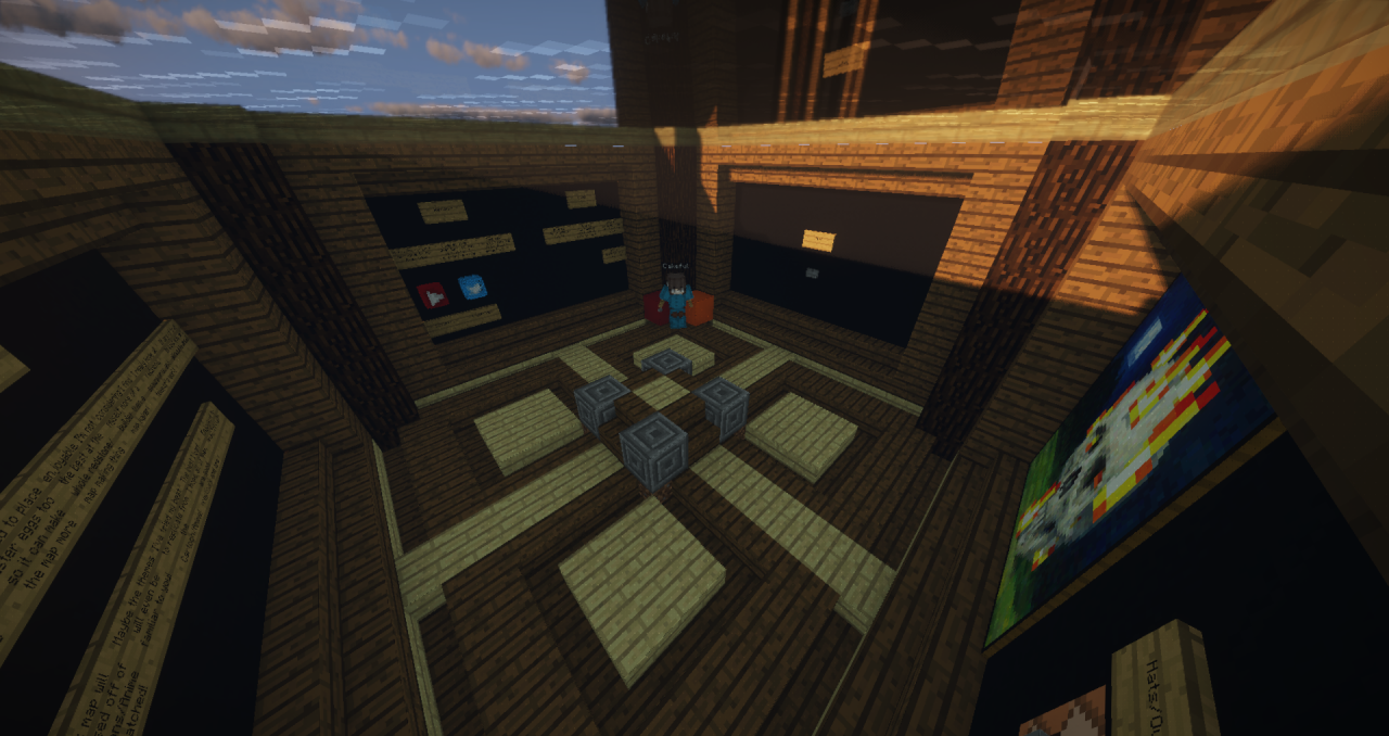 Find the button Cartoon/Anime Edition! Minecraft Map